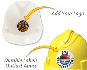 Construction Hard Hat Sticker Designs