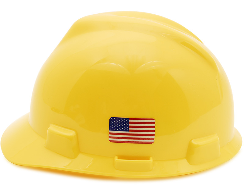REFLECTIVE American Flag Hard Hat Stickers | Flags Decals Helmet