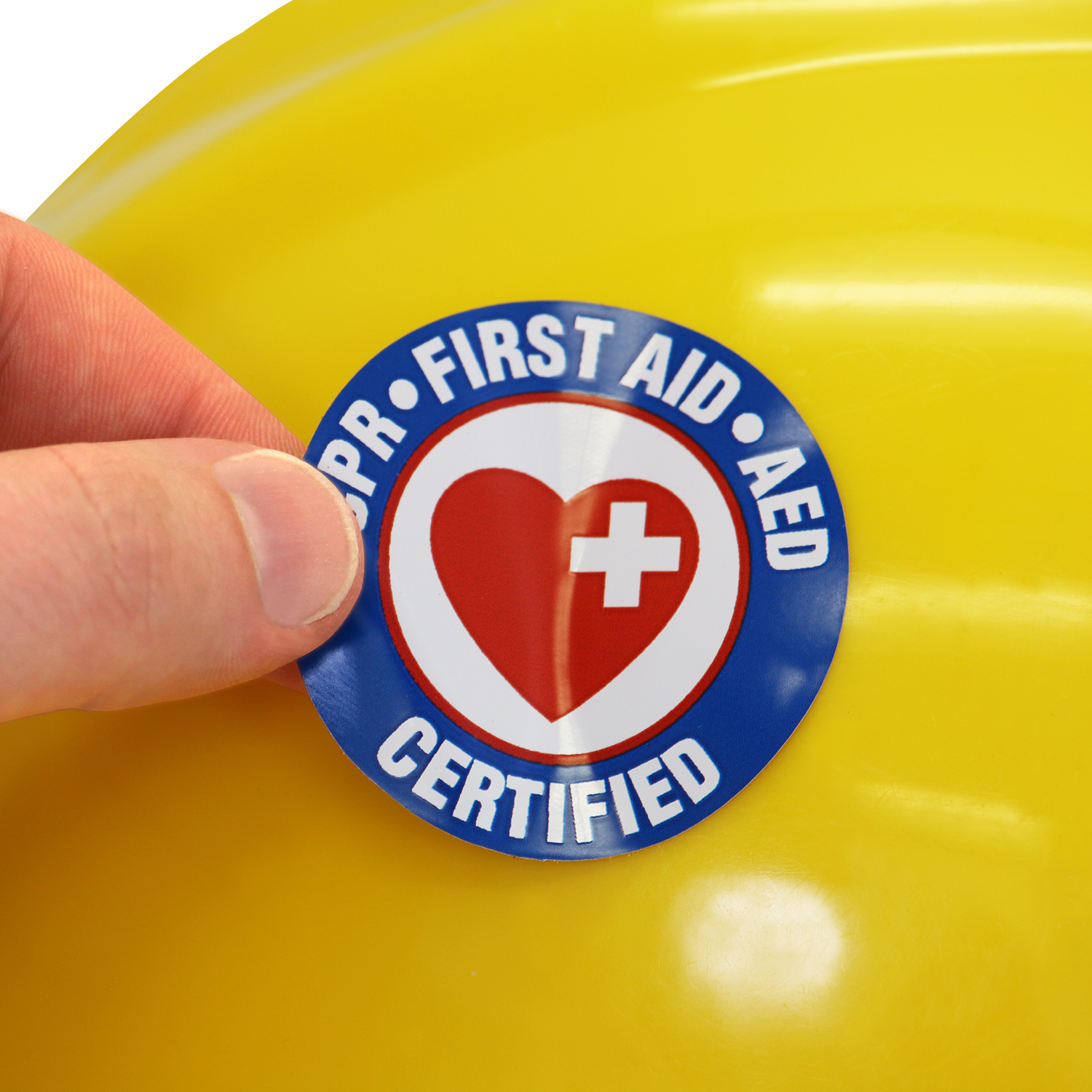 Hard Hat Medical Information Stickers At Alonzo Christensen Blog