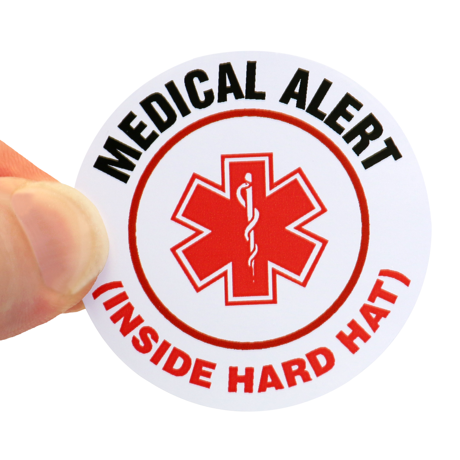 Hard Hat Medical Information Stickers At Alonzo Christensen Blog