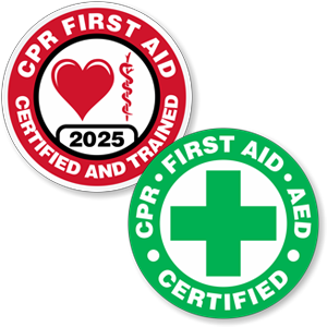 Customizable Safety Orienation Hardhat Stickers - Free Shipping