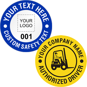 Reflective Hard Hat Stickers | SmartSign ShineStrips™