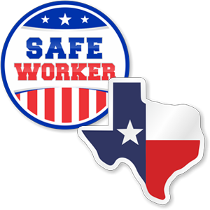 Flag Hard Hat Stickers for United States, Canada and Mexico
