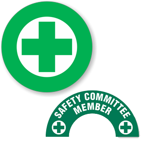 OSHA 10 and 30 Hour Trained Stickers