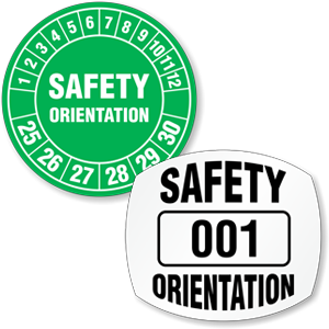 OSHA 10 and 30 Hour Trained Stickers