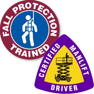 Construction Hard Hat Stickers