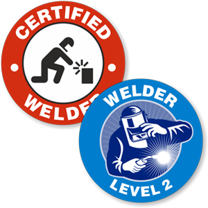 OSHA 10 and 30 Hour Trained Stickers