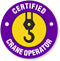 Crane Operator Hard Hat Stickers